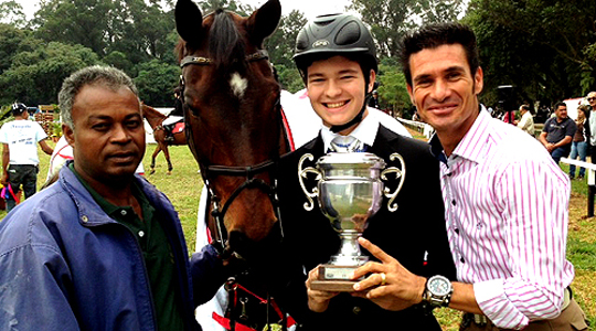 O talento do jovem santamarense Claudio Melo - Clube Hípico de Santo Amaro